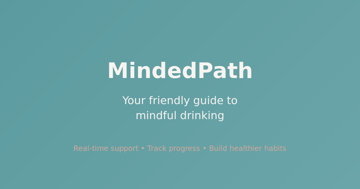 MindedPath - Your Friendly Guide to Mindful Drinking
